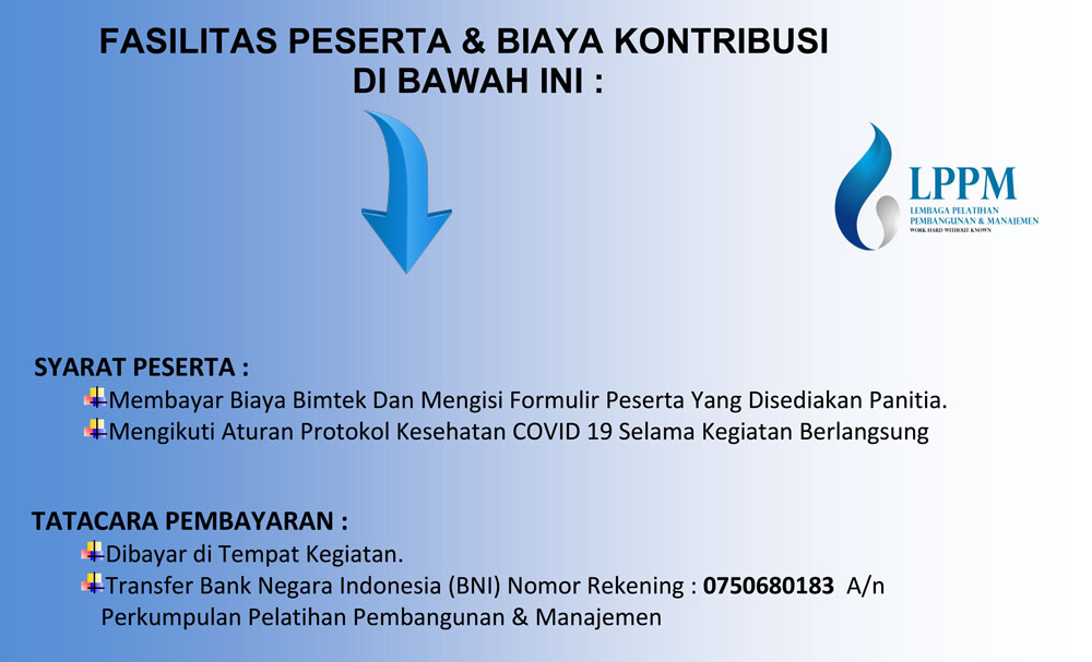 Fasilitas Peserta & Biaya Bimtek | Info Bimtek dan Diklat - www ...